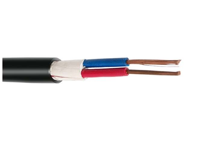 Stranded Copper Conductor Two Cores 1kV Pvc Jacket Cable / Pvc ...