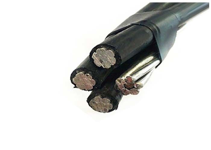 Al Conductor LDPE / HDPE / XLPE Insulated Cable 1kv Low Voltage Service ...