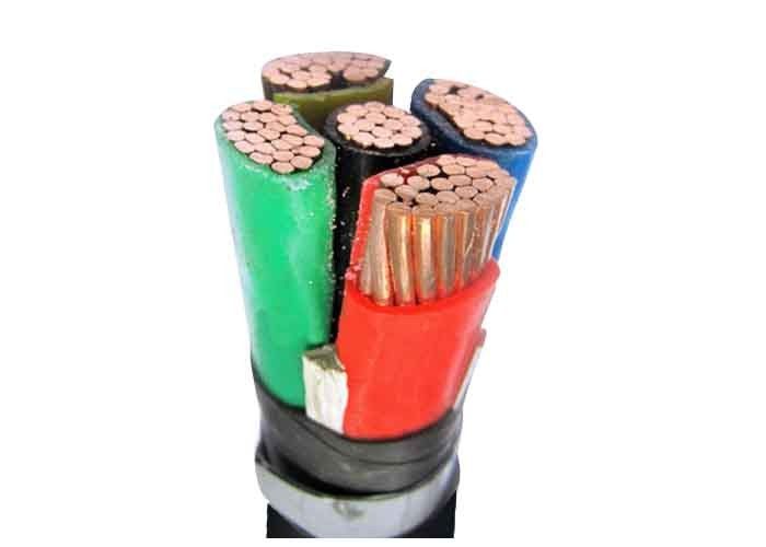 Five Cores CU / PVC/STA/PVC Cable CE 1kV Copper Conductor PVC Insulated ...