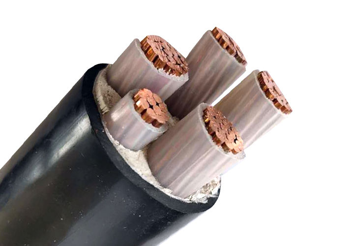 Shanghai Shenghua Cable 3.5KV Five Core Stranded XLPE Insulated Power Cable