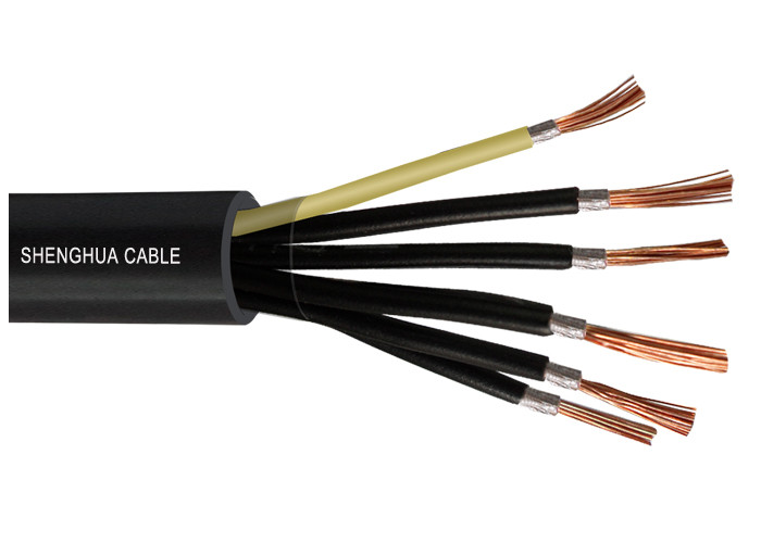 Copper Conductor Reliable Fire Performance Cable Colored PVC Insulated ...
