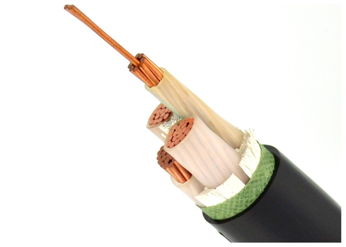 4Core XLPE Copper Cable Polypropylene Filler CE IEC Certification