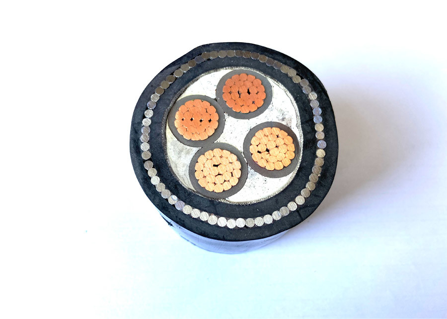 AWA PVC Sheathed Four Cores Steel Electrical Cable Wire