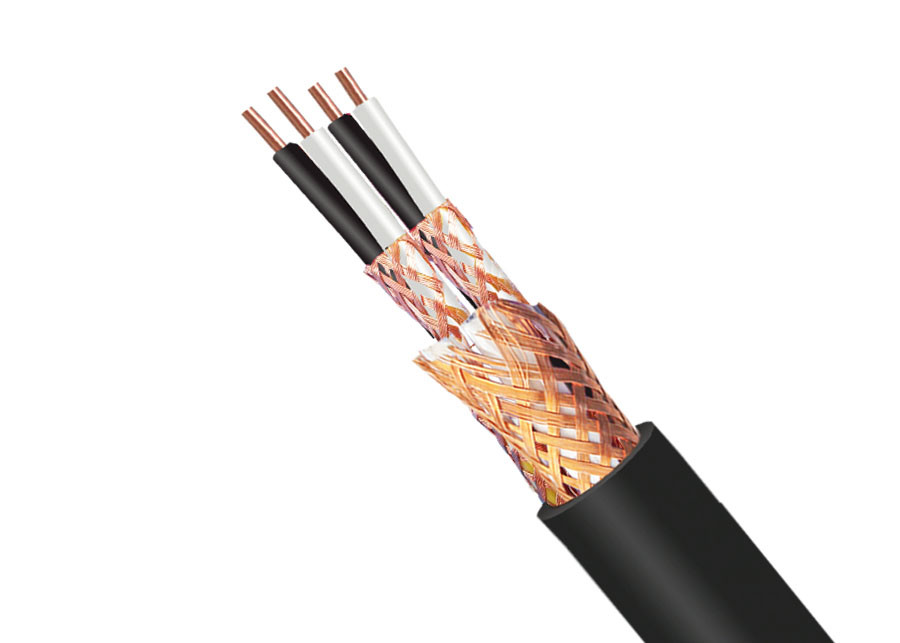 Braided Shielded Instrument Cable XLPE Insulation Stranded Copper Wire ...