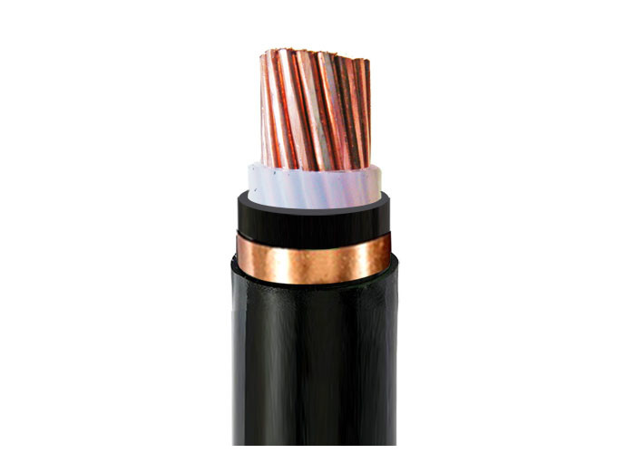 Single Phase XLPE Insulation Cable Copper Copper Tape Shield Electric Cable