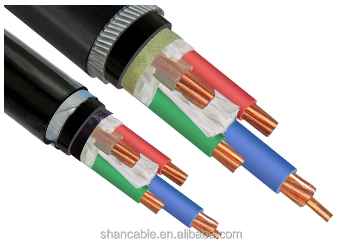 Low Smoke Zero Halogen Cu/XLPE Insulation LSOH Sheath Power Cable For Industrial And Commercial ...