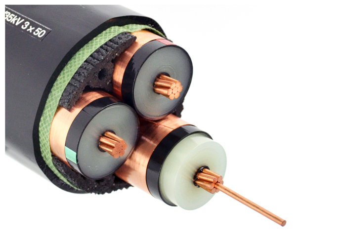 shanghai shenghua cable 1 x 240 sqmm 33kV XLPE Insulated Cable Mid ...