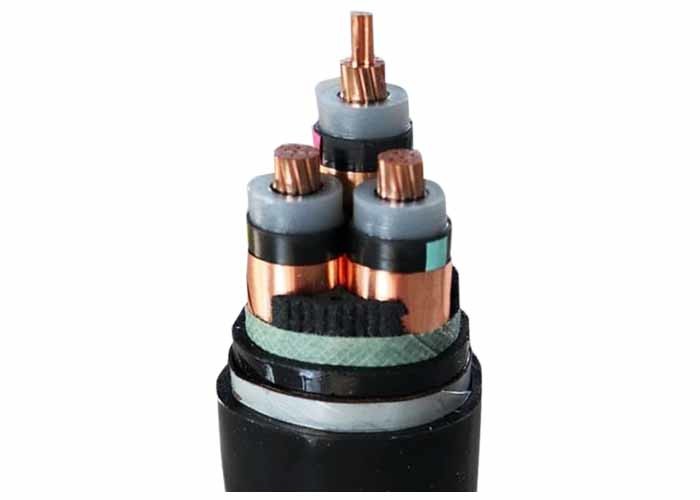 Double Steel Wire Armoured Electrical Cable High Voltage 3 Phase UG ...