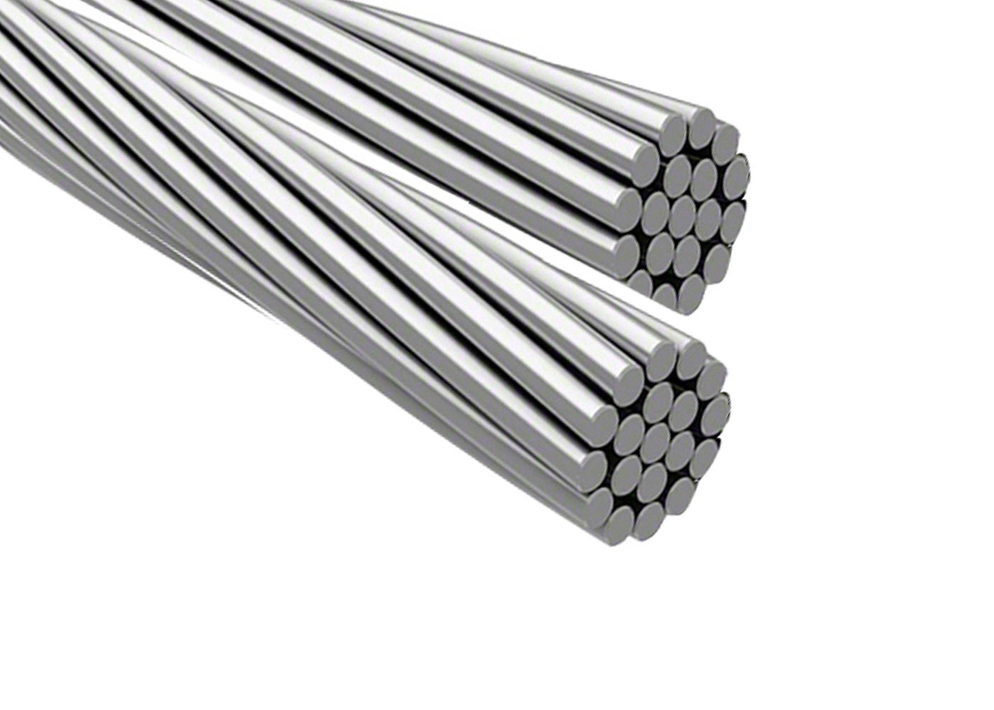 Zinc Coated Steel Wire GSW Bare Conductor For Power Transmission System