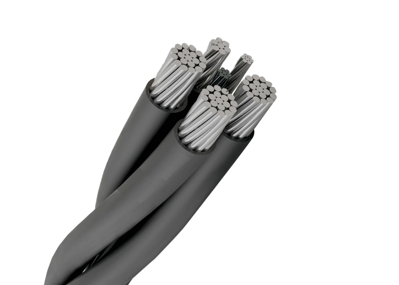 Quadruplex PVC Drop URD XLPE Power Cable AAAC conductor