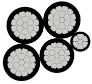 1KV Aerial Bundled Cables Aluminium Phase Conductor / Street Lighting ...