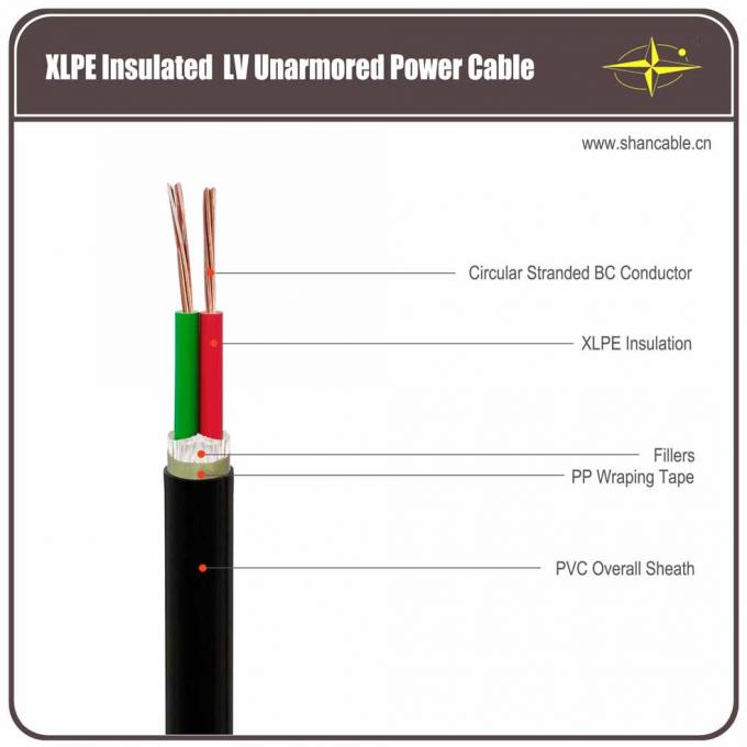 Armoured / Unarmoured Multicore Power Cable 300 Sq mm Cross Section Area YJVR YJV