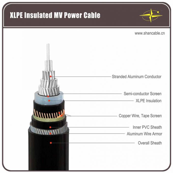 CWS CTS STA PE Armoured Electrical Cable Medium Voltage 2 Years Warranty