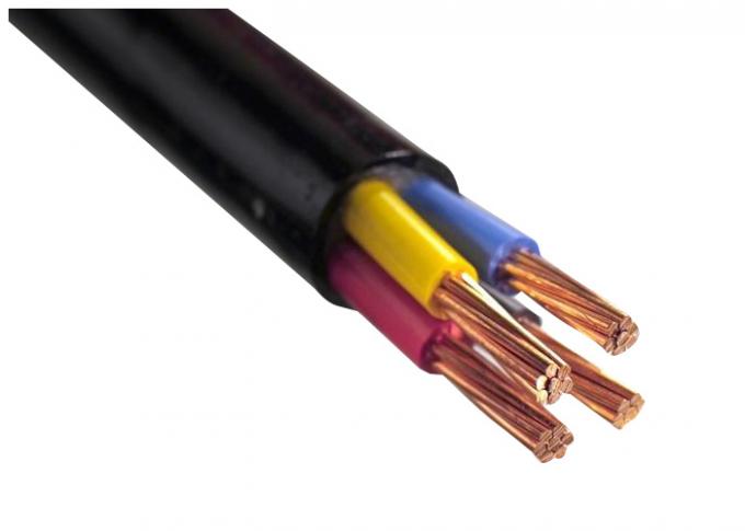 CE 1kV Copper Conductor PVC Insulated Cables Five Cores CU / PVC / PVC ...