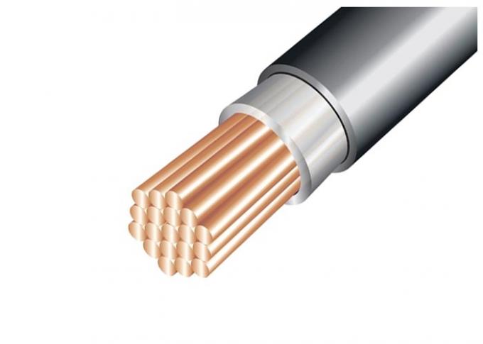PVC Insulated Electric Cable 0.6/1kV Stranded Copper Conductor One Core ...