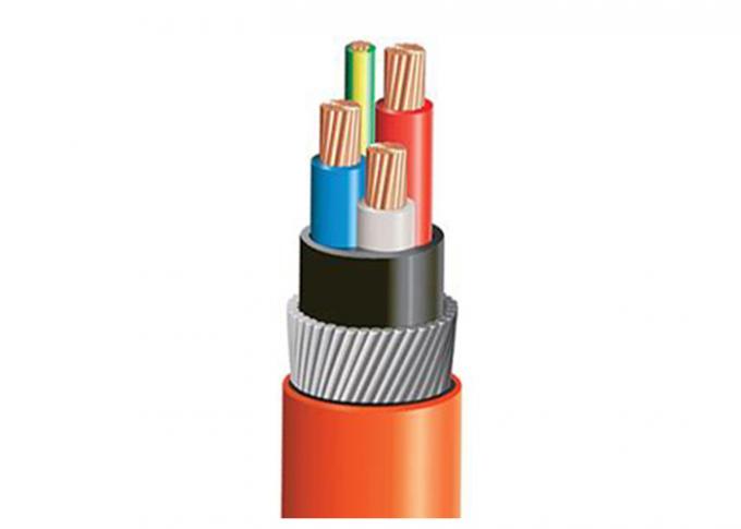 Armoured Low Smoke Zero Halogen Cable 0.6 / 1kv 90 Degree Operating Temp